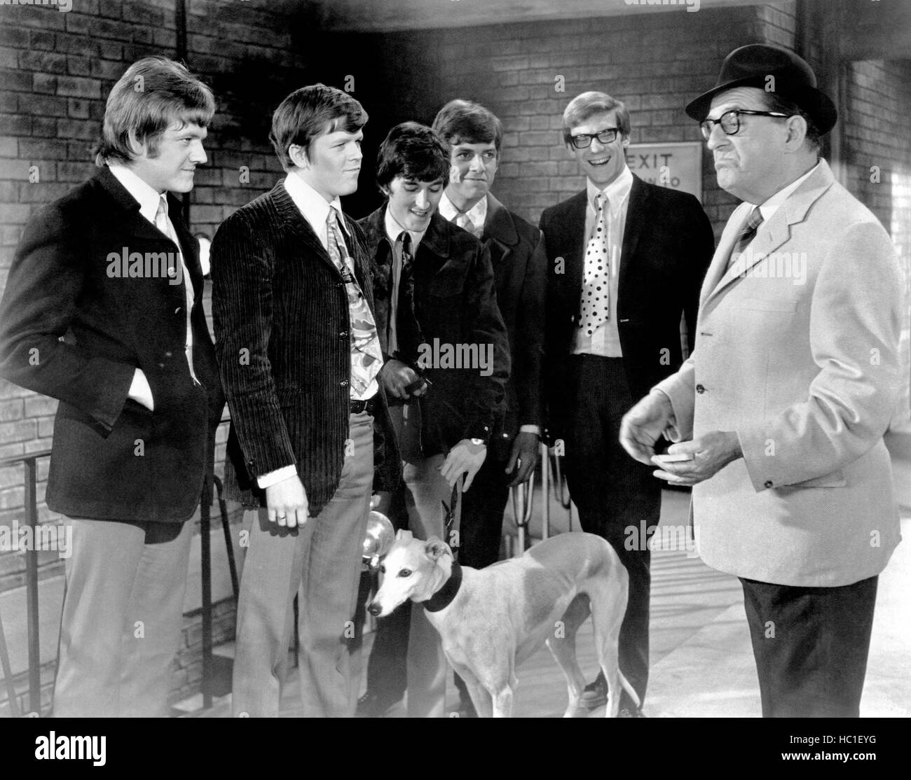 MRS. BROWN, YOU'VE GOT A LOVELY DAUGHTER, from left, Karl Green, Peter ...