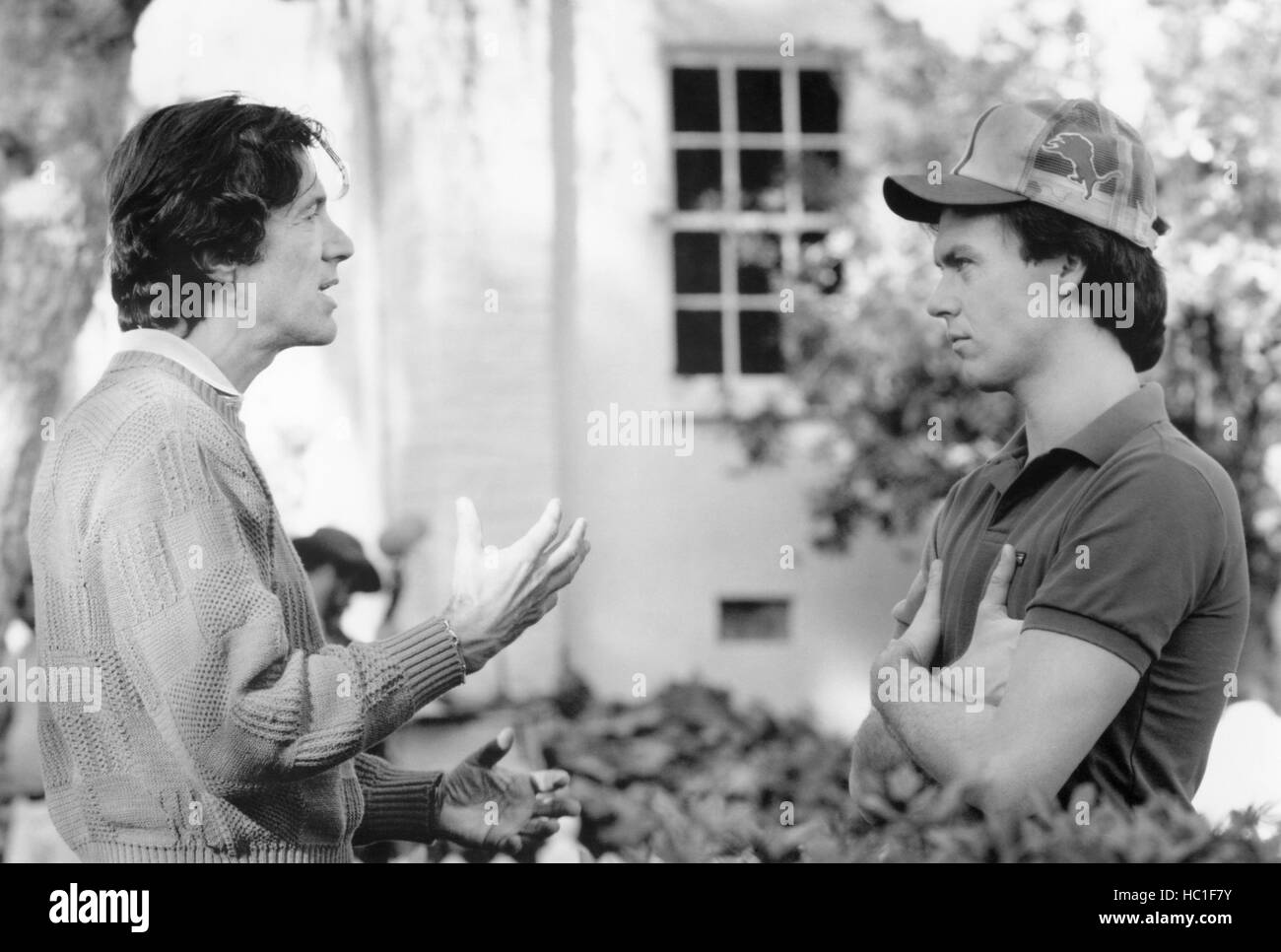 MR. MOM, from left: director Stan Dragoti, Michael Keaton, 1983. ©20th ...