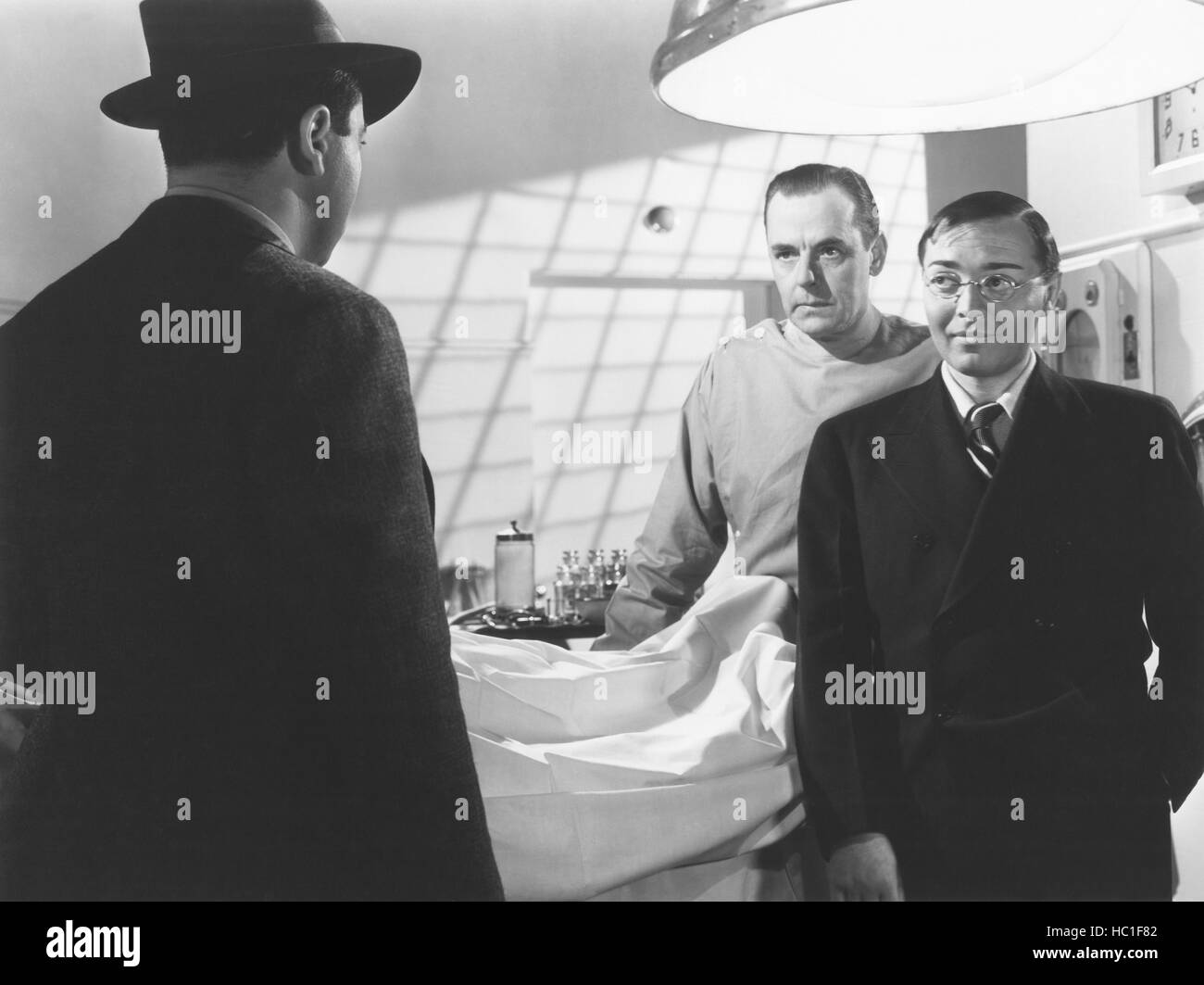 MR. MOTO'S GAMBLE, from left: Harold Huber (back to camera), Edward ...