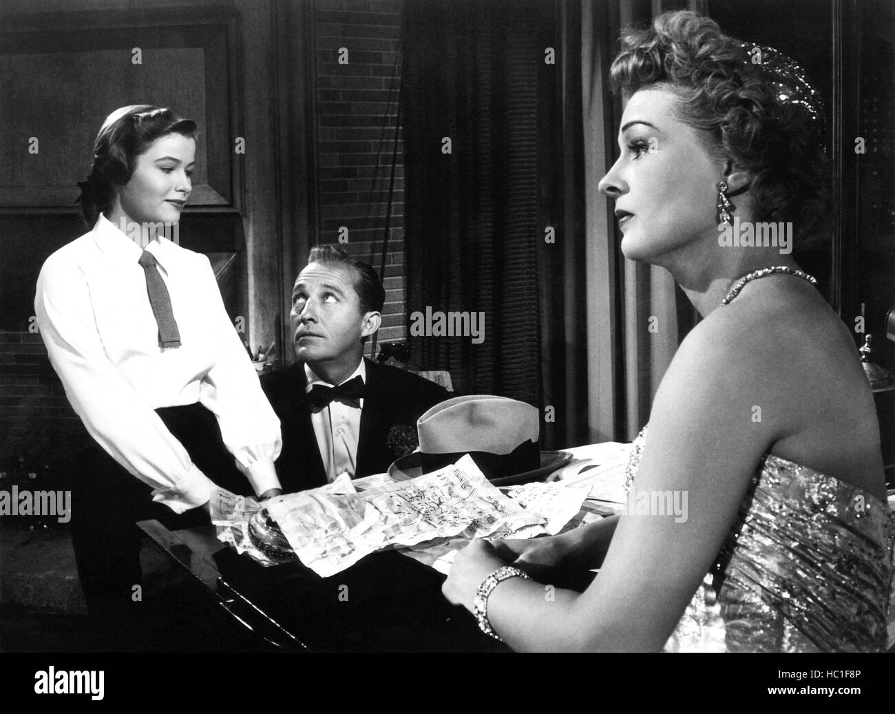 MR. MUSIC, Nancy Olson, Bing Crosby, Ruth Hussey, 1950 Stock Photo - Alamy