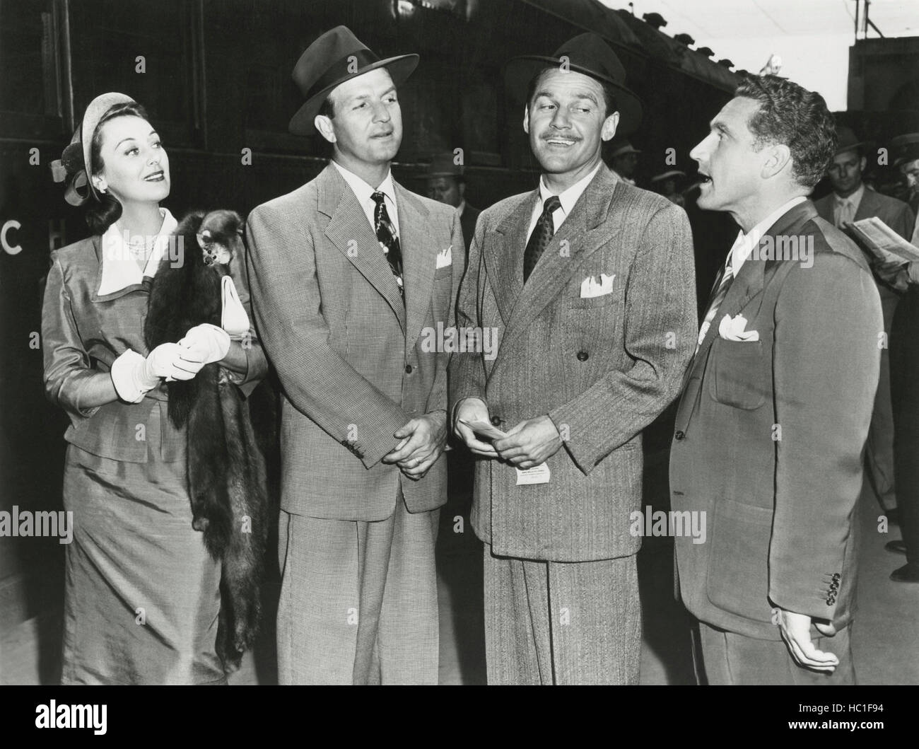 MRS. O'MALLEY AND MR. MALONE, from left: Ann Dvorak, Don Porter ...