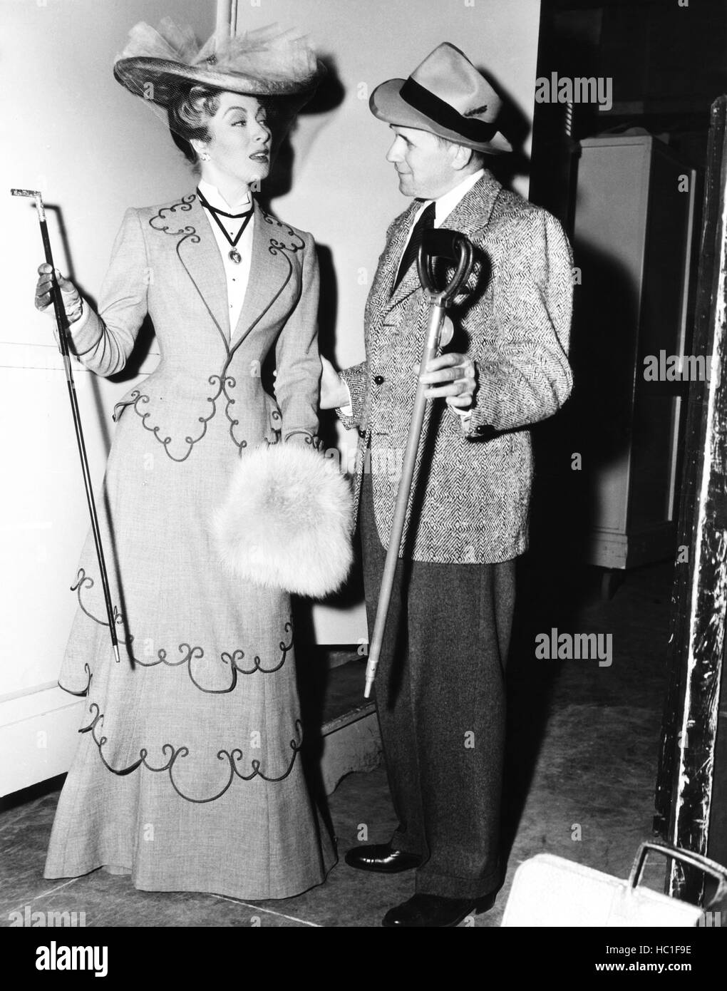 MRS. PARKINGTON, from left, Greer Garson, director Tay Garnett, on-set ...