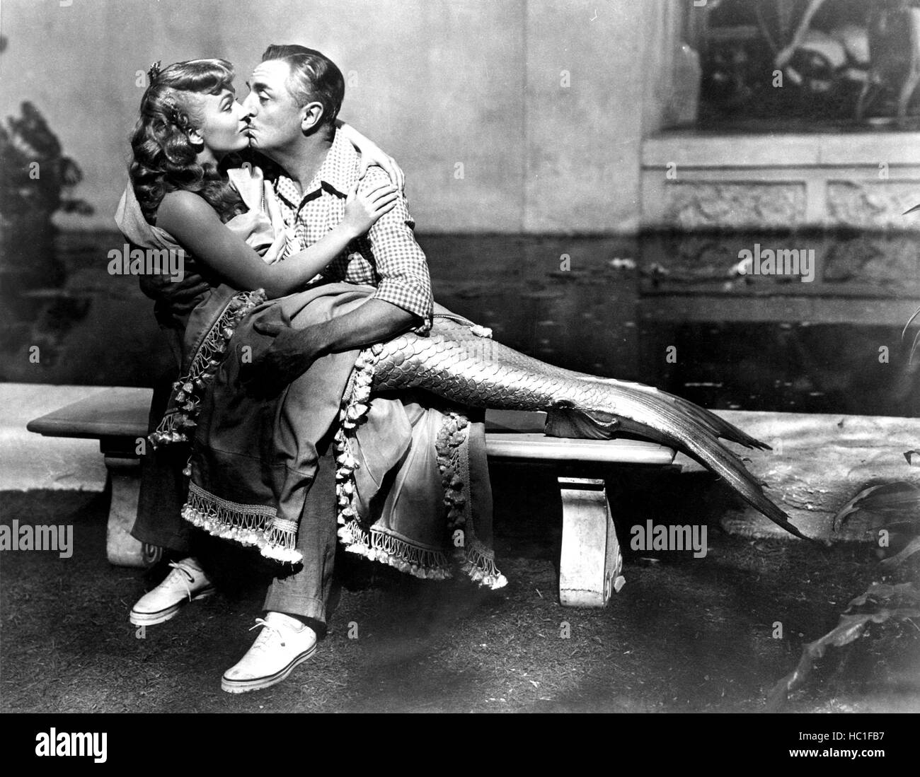 MR. PEABODY AND THE MERMAID, William Powell, Ann Blyth, 1948 Stock ...