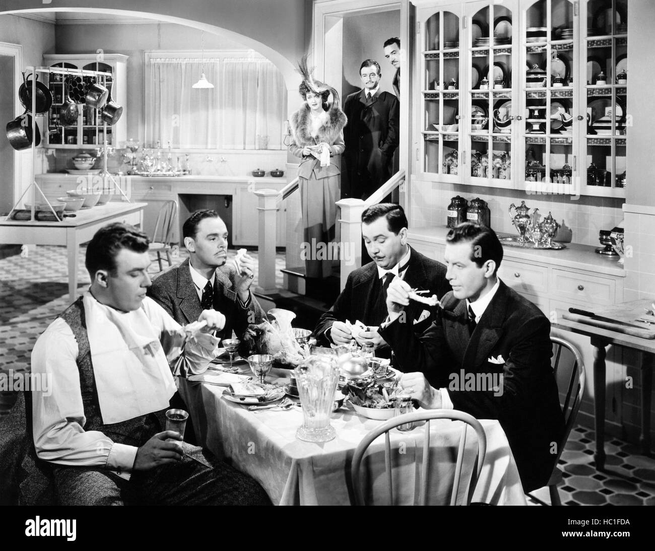 MR. SKEFFINGTON, seated, from left, Peter Whitney, Jerome Cowan, John ...