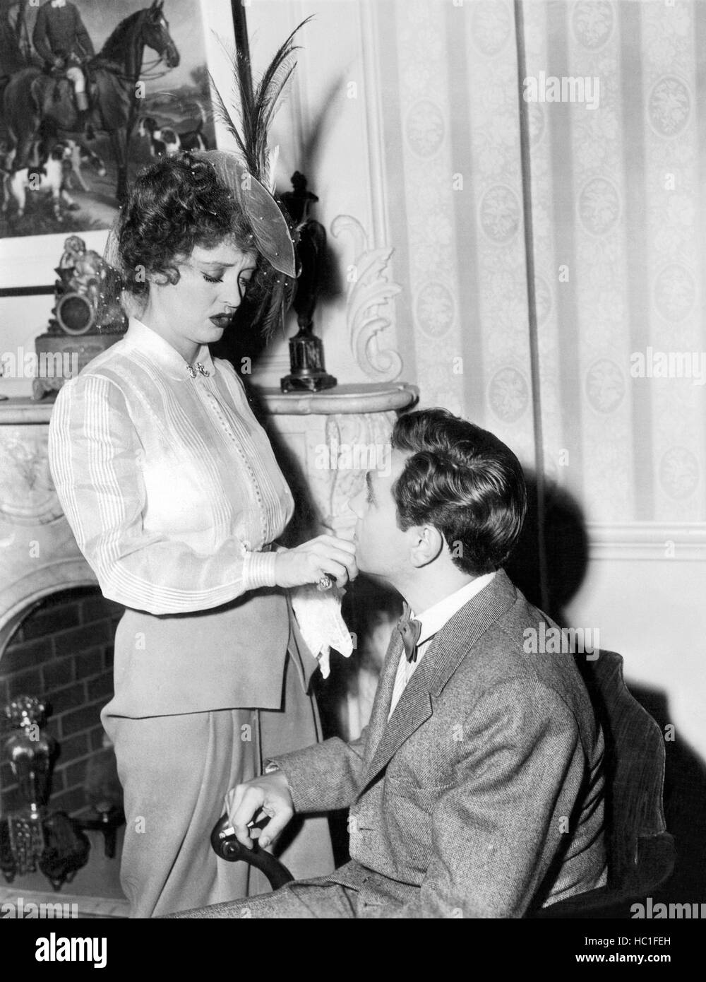 MR. SKEFFINGTON, from left, Bette Davis, Richard Waring, on-set, 1944 ...
