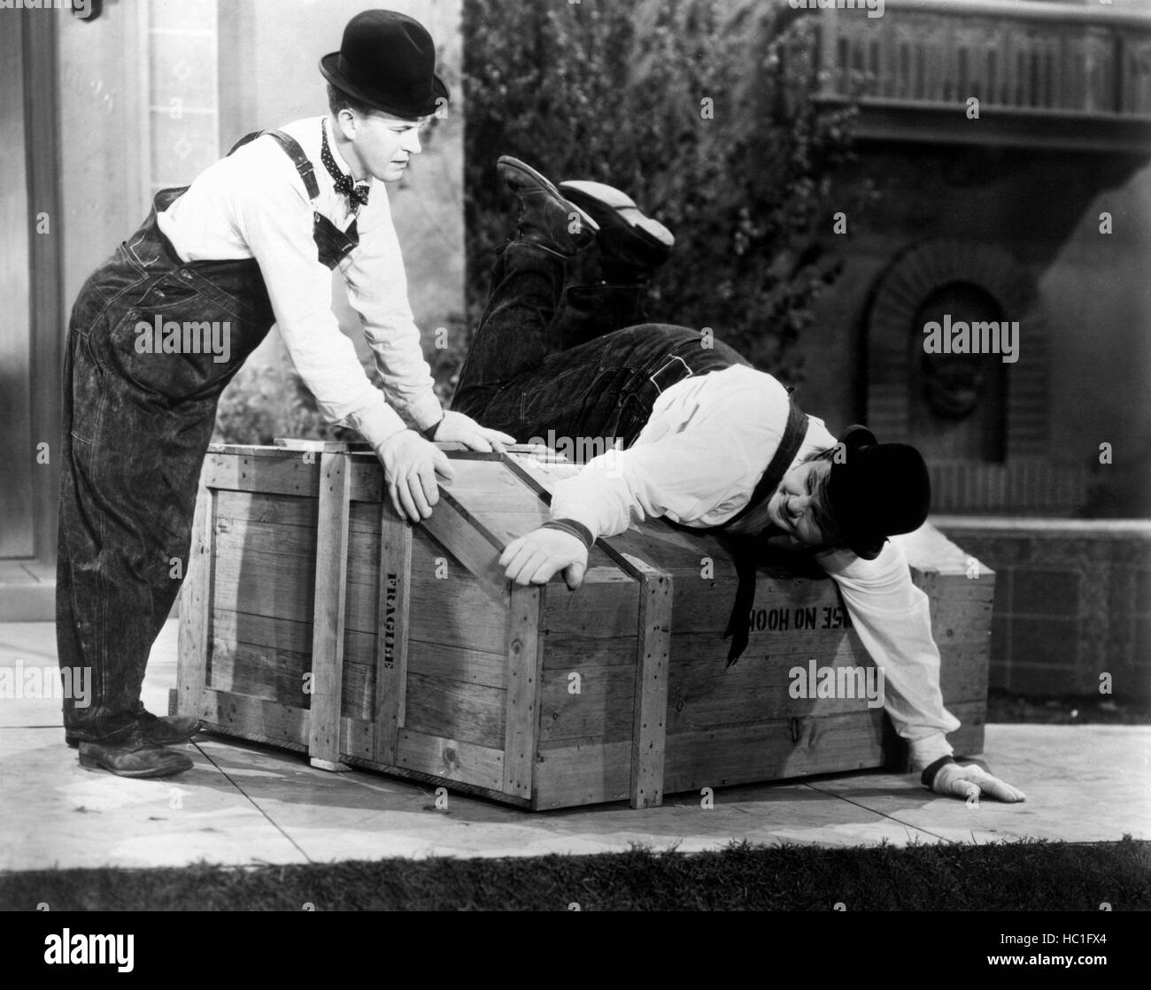 THE MUSIC BOX, Stan Laurel, Oliver Hardy [Laurel & Hardy], 1932 Stock ...