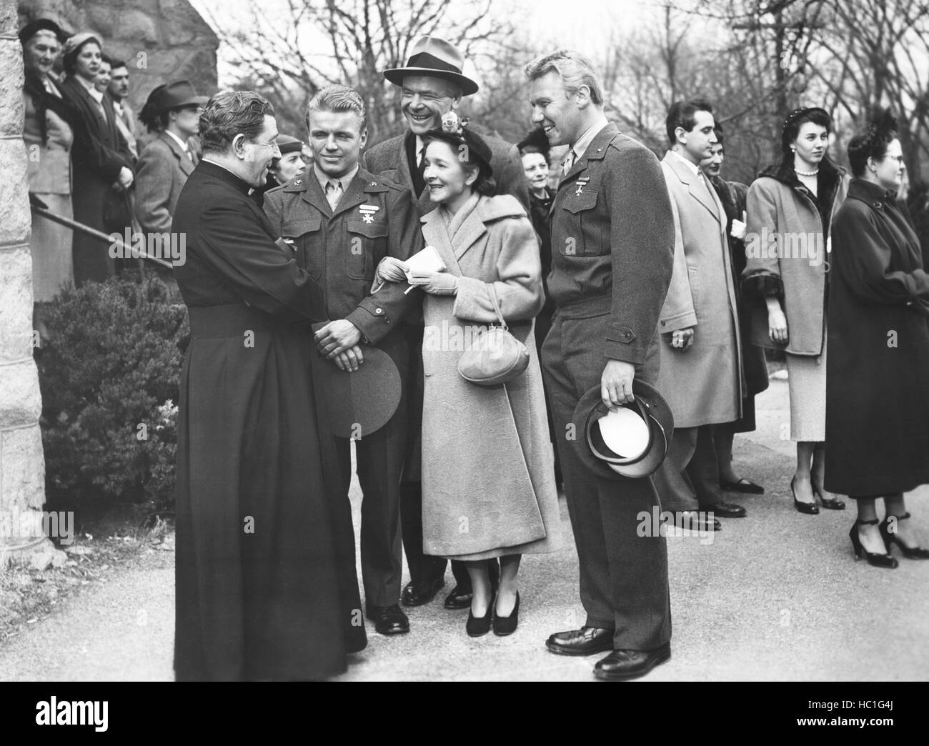 MY SON JOHN, from left, Frank McHugh, Richard Jaeckel, Dean Jagger ...