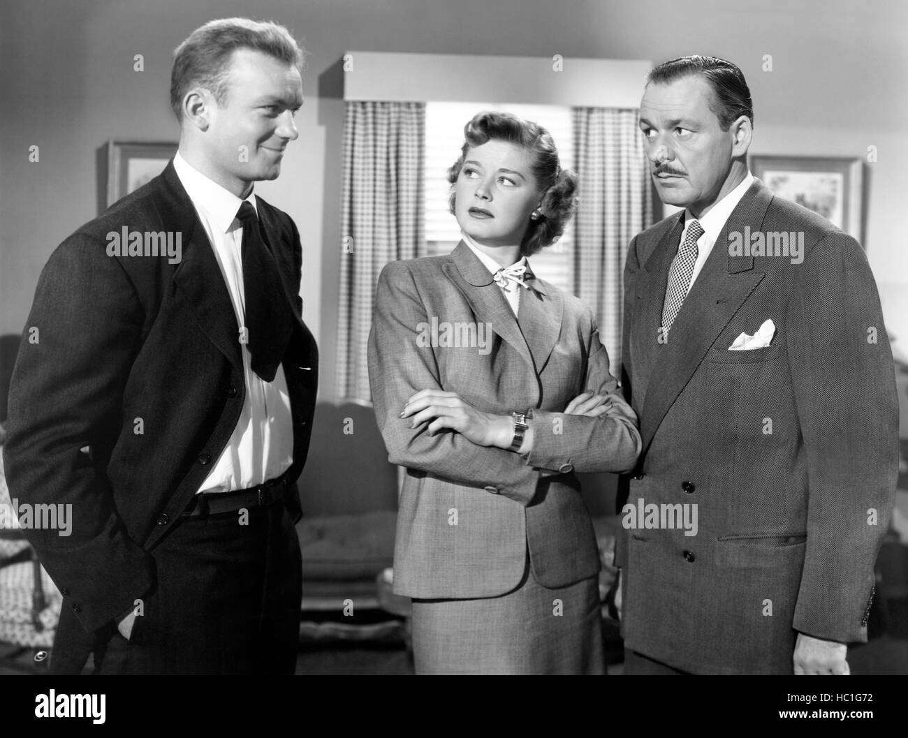 MY TRUE STORY, from left: Aldo Ray, Helen Walker, Wilton Graff, 1951 ...