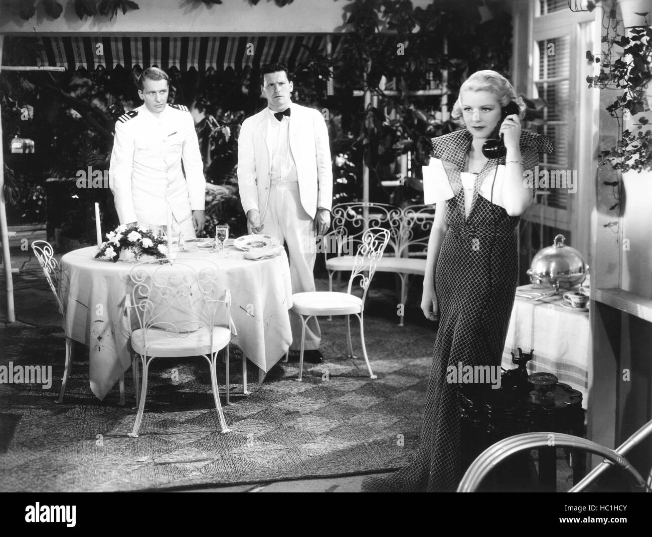 NAVY WIFE, from left: Ralph Bellamy, Warren Hymer, Claire Trevor, 1935 ...