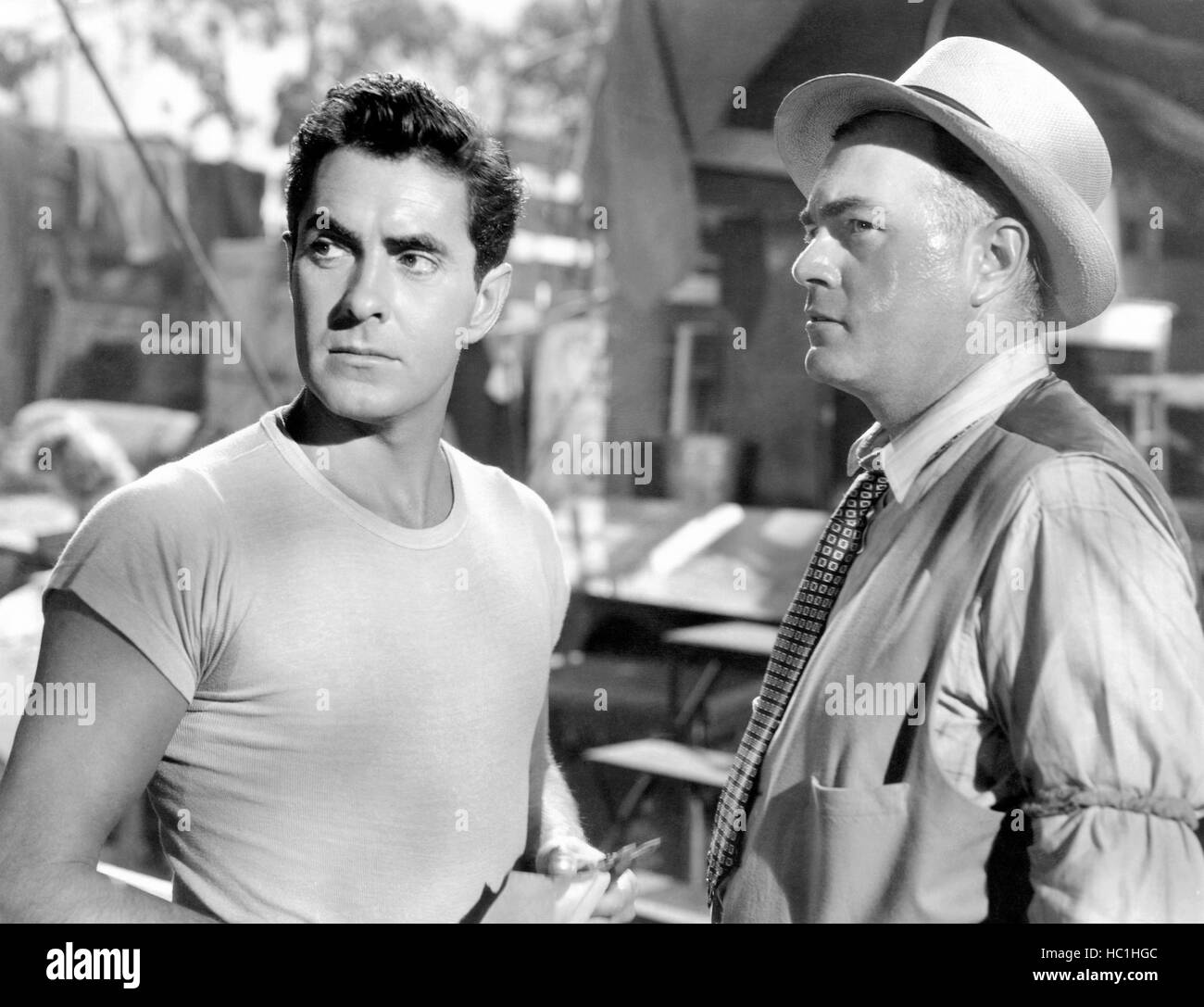 NIGHTMARE ALLEY, from left, Tyrone Power, James Flavin, 1947, ©20th ...