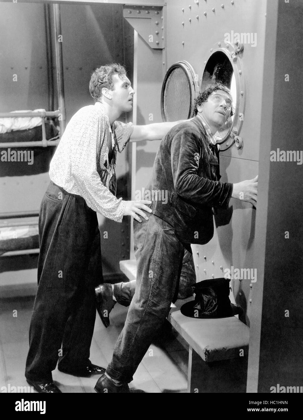 A NIGHT AT THE OPERA, from left, Allan Jones, Chico Marx, 1935 Stock ...