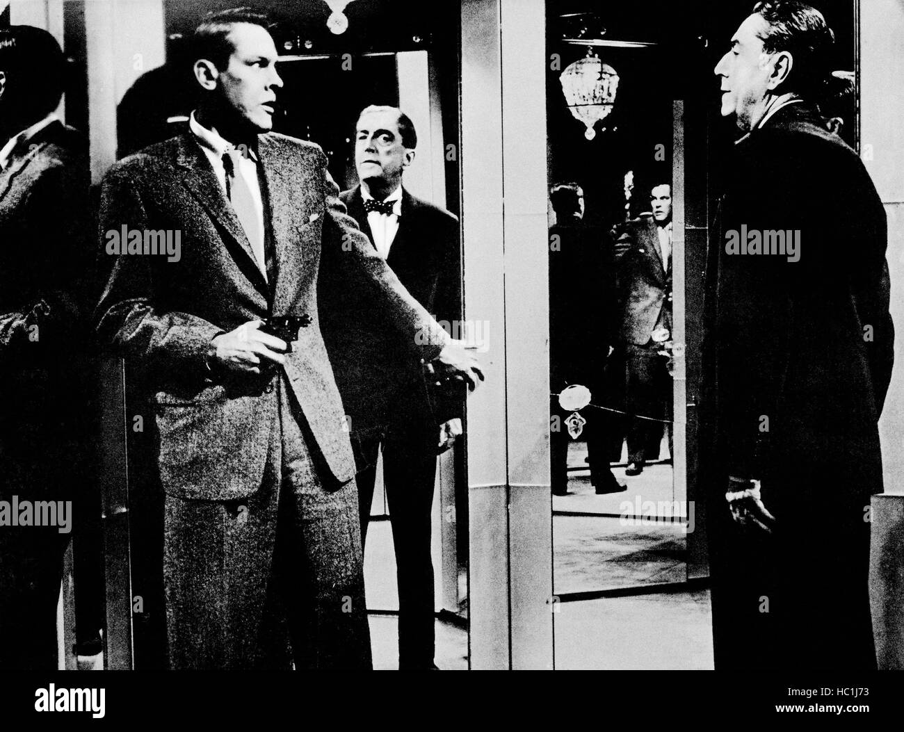 NIGHTMARE, from left: Kevin McCarthy, Gage Clarke, 1956 Stock Photo - Alamy