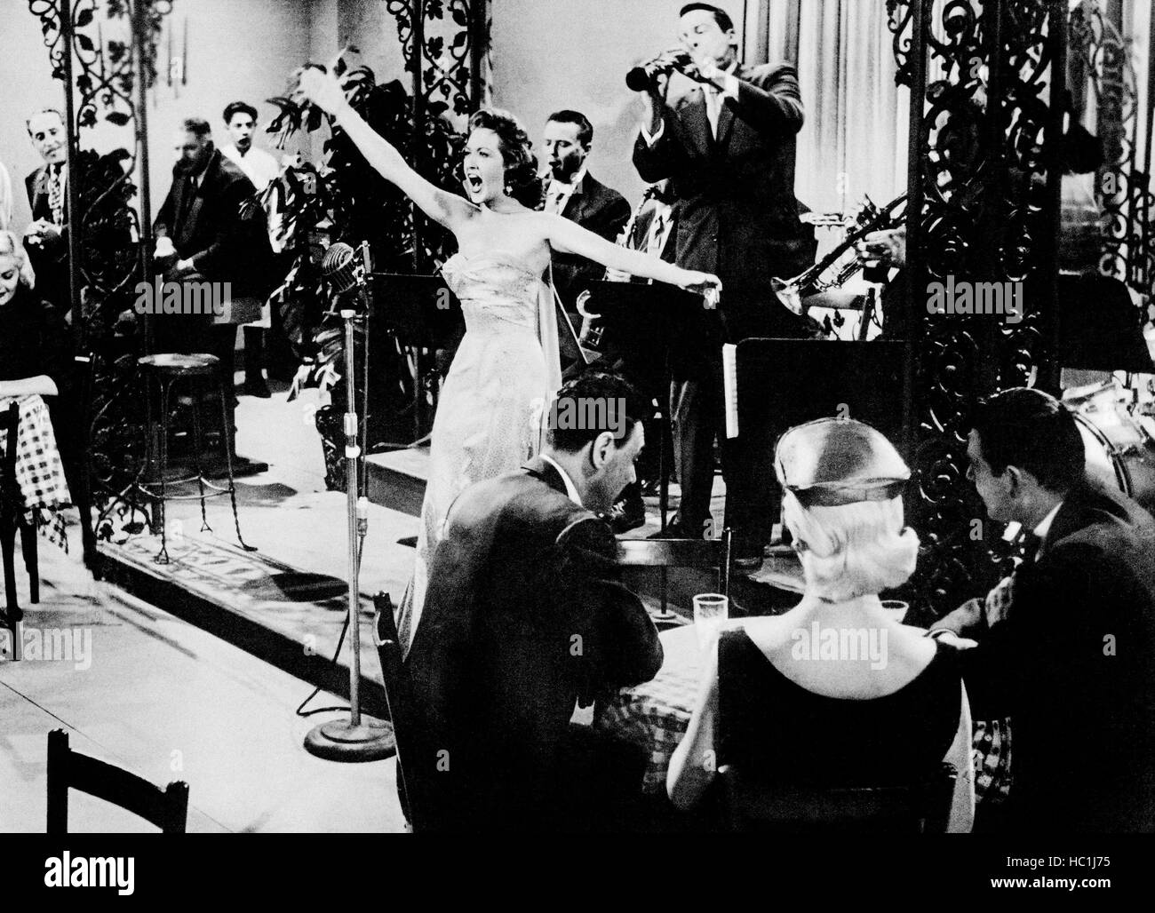 NIGHTMARE, Connie Russell (arms outstretched), Kevin McCarthy (clarinet ...