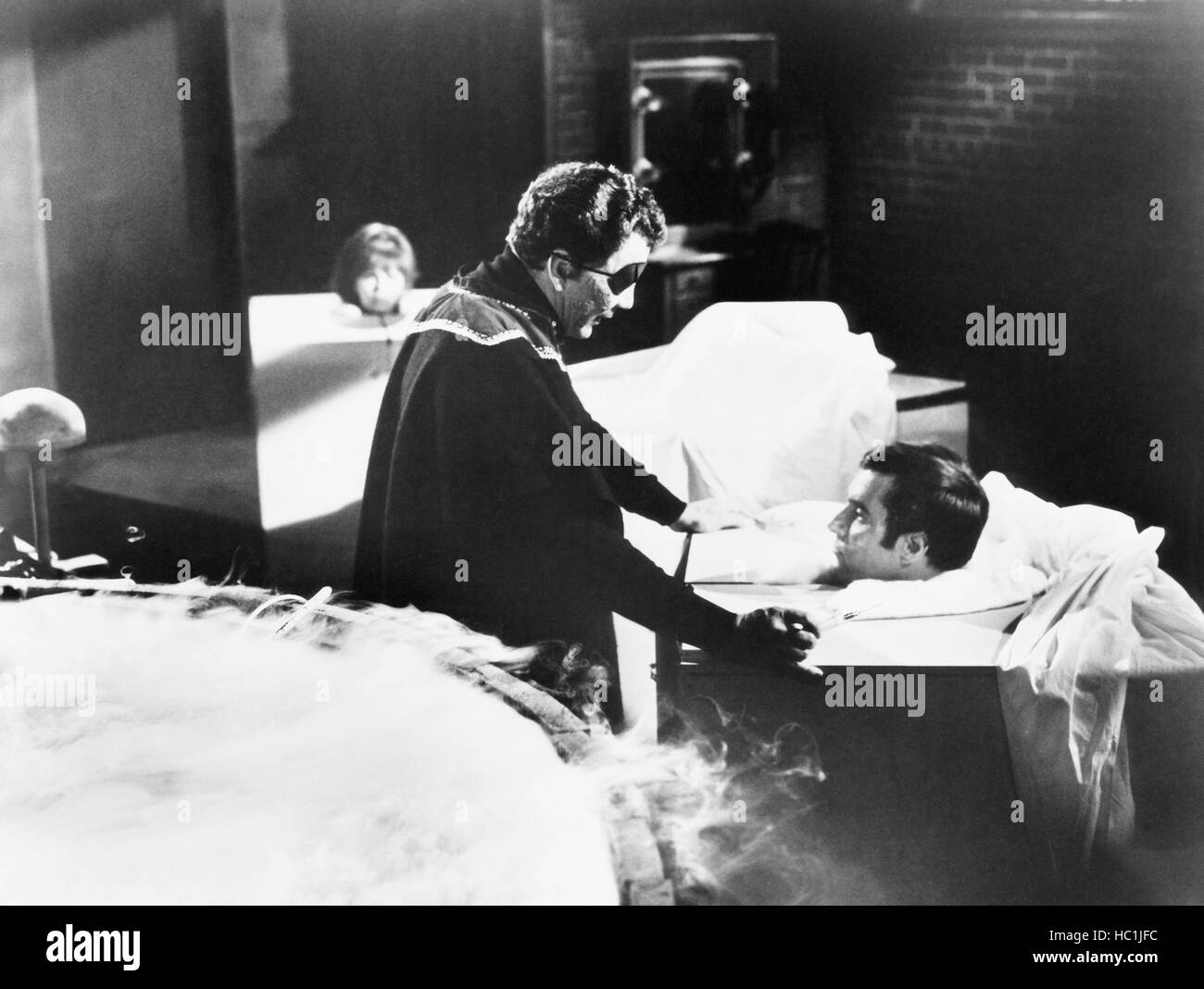 NIGHTMARE IN WAX, Cameron Mitchell (standing), 1969 Stock Photo - Alamy