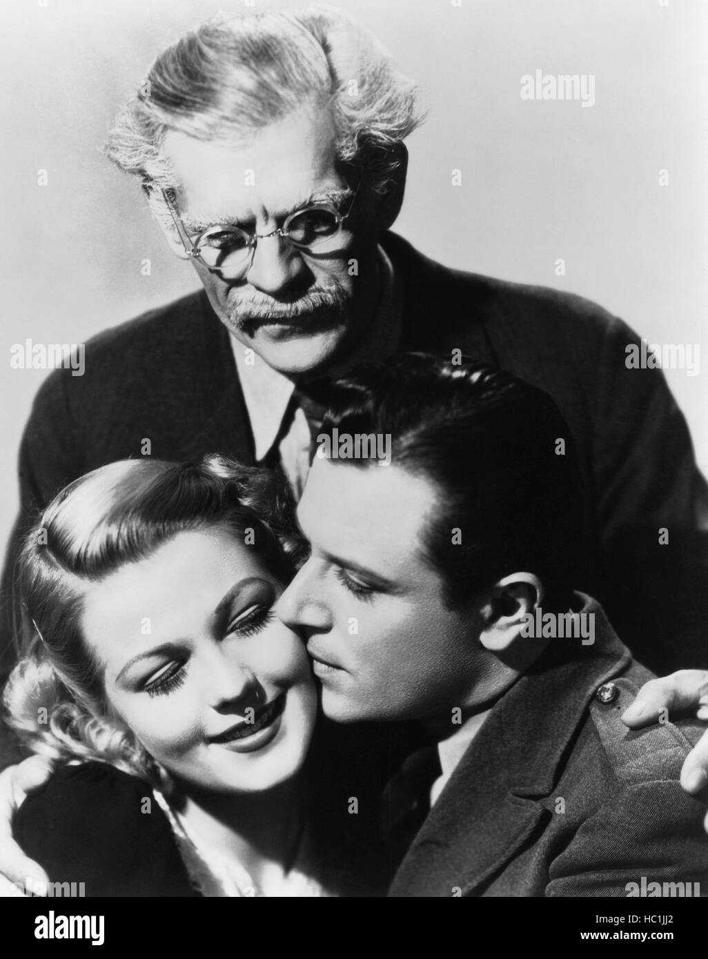 NIGHT KEY, Boris Karloff (top), Jean Rogers, Warren Hull, 1937 Stock ...