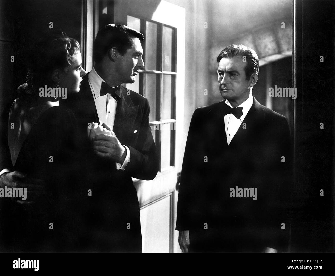 NOTORIOUS, Ingrid Bergman, Cary Grant, Claude Rains, 1946 Stock Photo ...