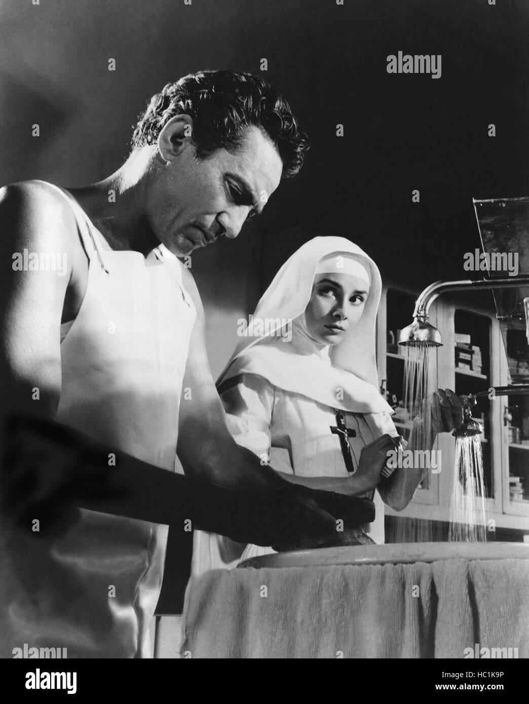 THE NUN'S STORY, Peter Finch, Audrey Hepburn, 1959 Stock Photo - Alamy