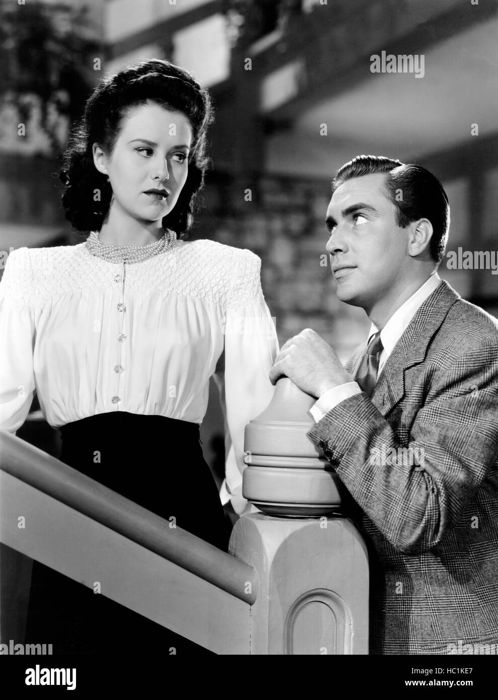 OBLIGING YOUNG LADY, from left, Ruth Warrick, Edmond O'Brien, 1942 ...