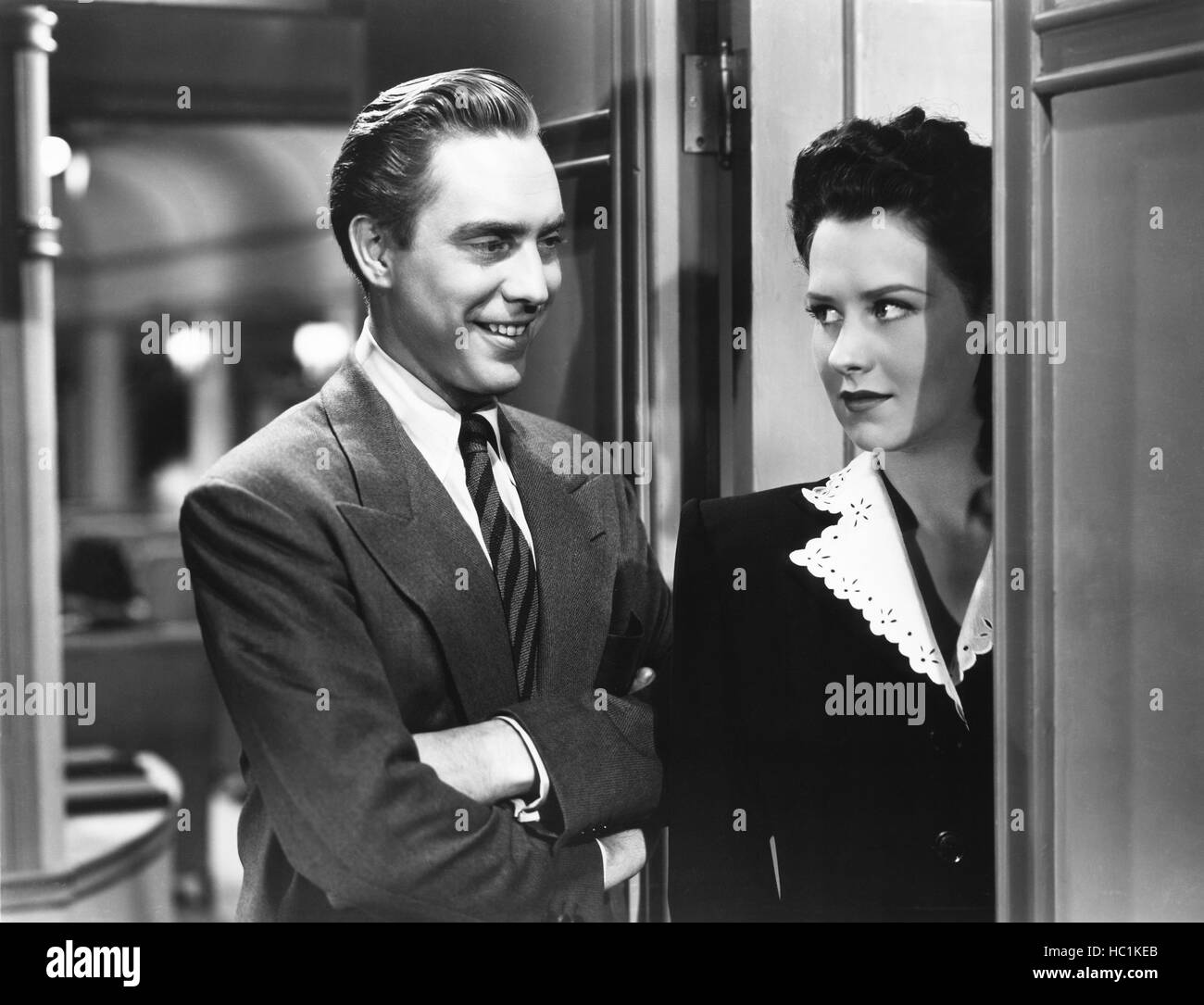 OBLIGING YOUNG LADY, from left, Edmond O'Brien, Ruth Warrick, 1942 ...