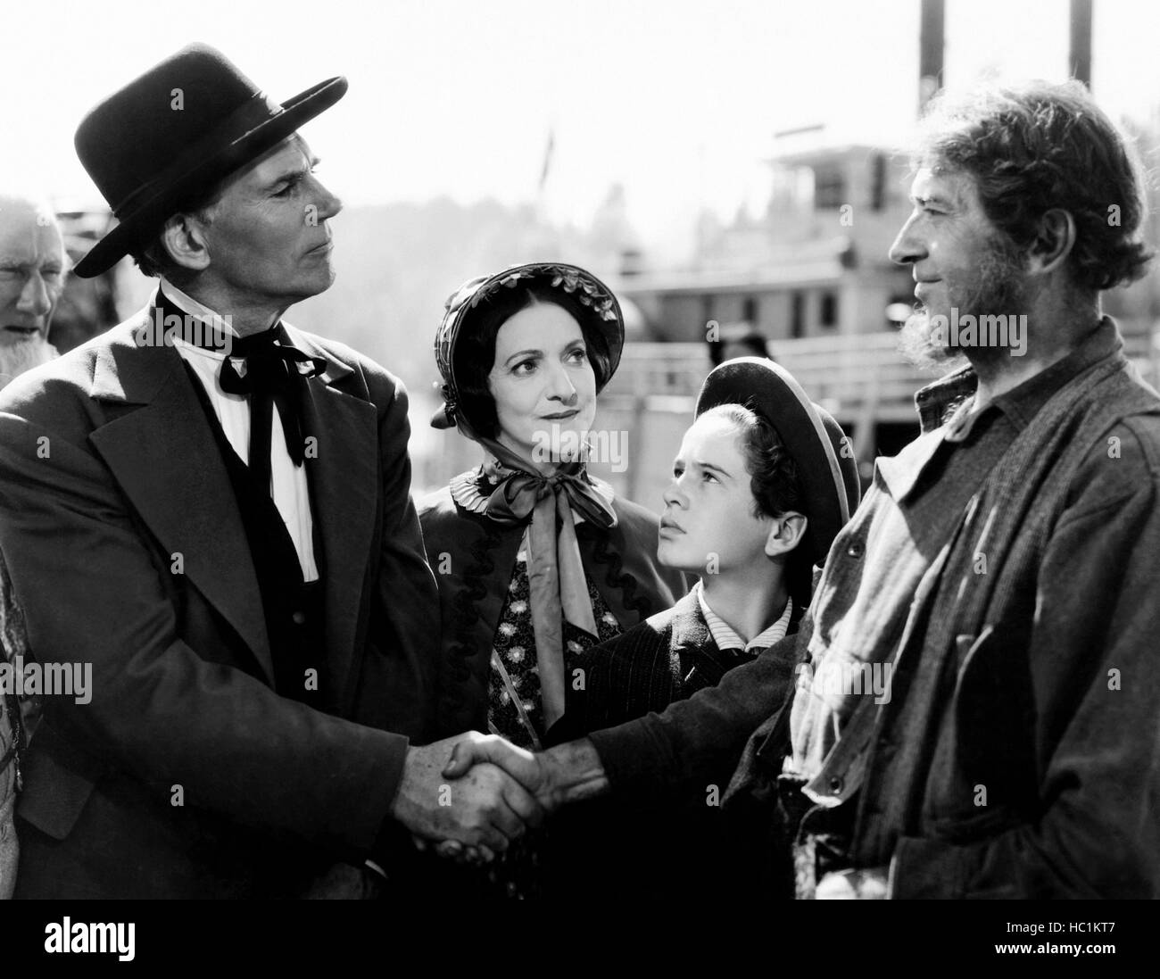 OF HUMAN HEARTS, from left, Walter Huston, Beulah Bondi, Gene Reynolds ...