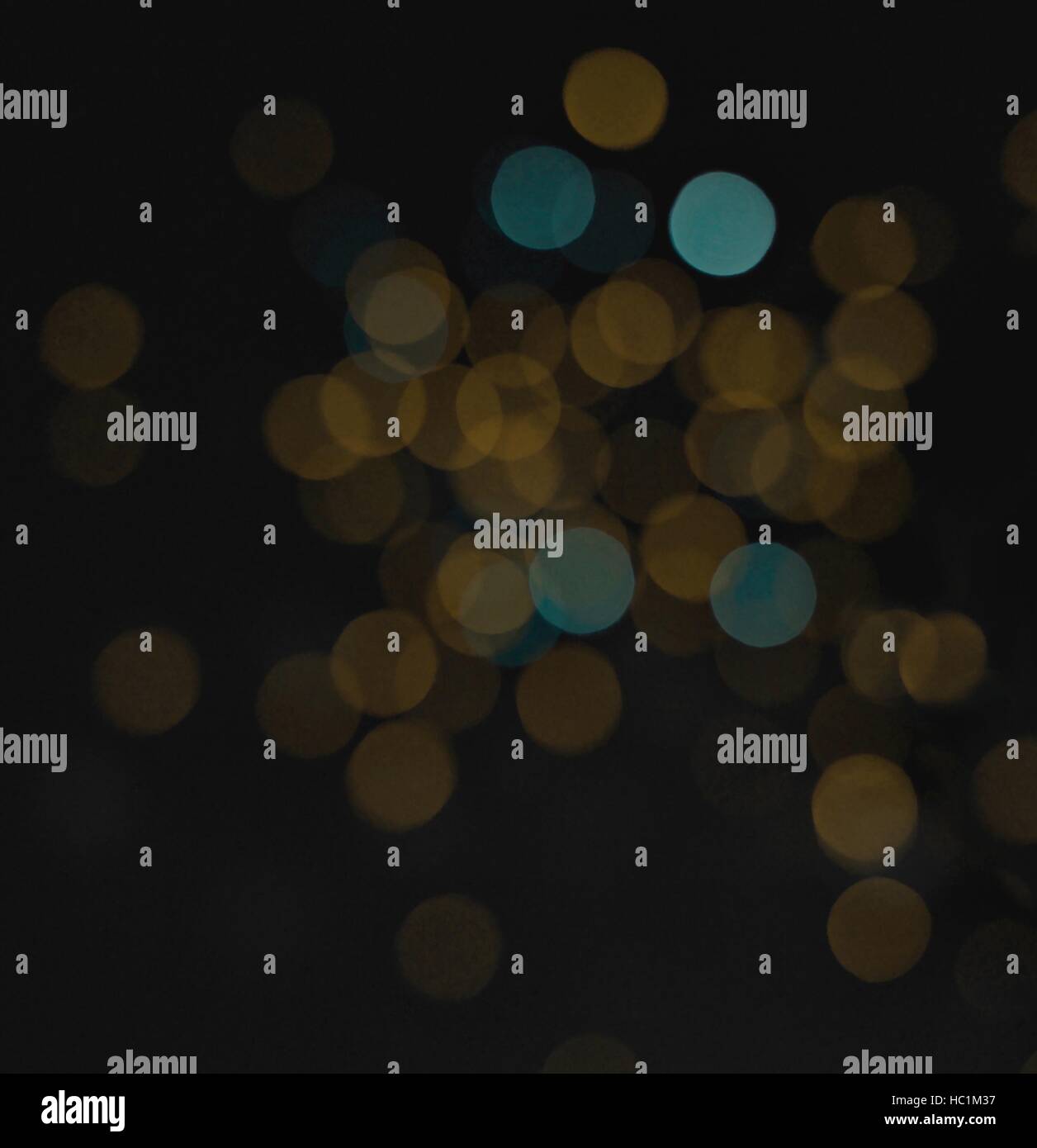 Light blur and defocus bokeh circles on black sky background Stock ...