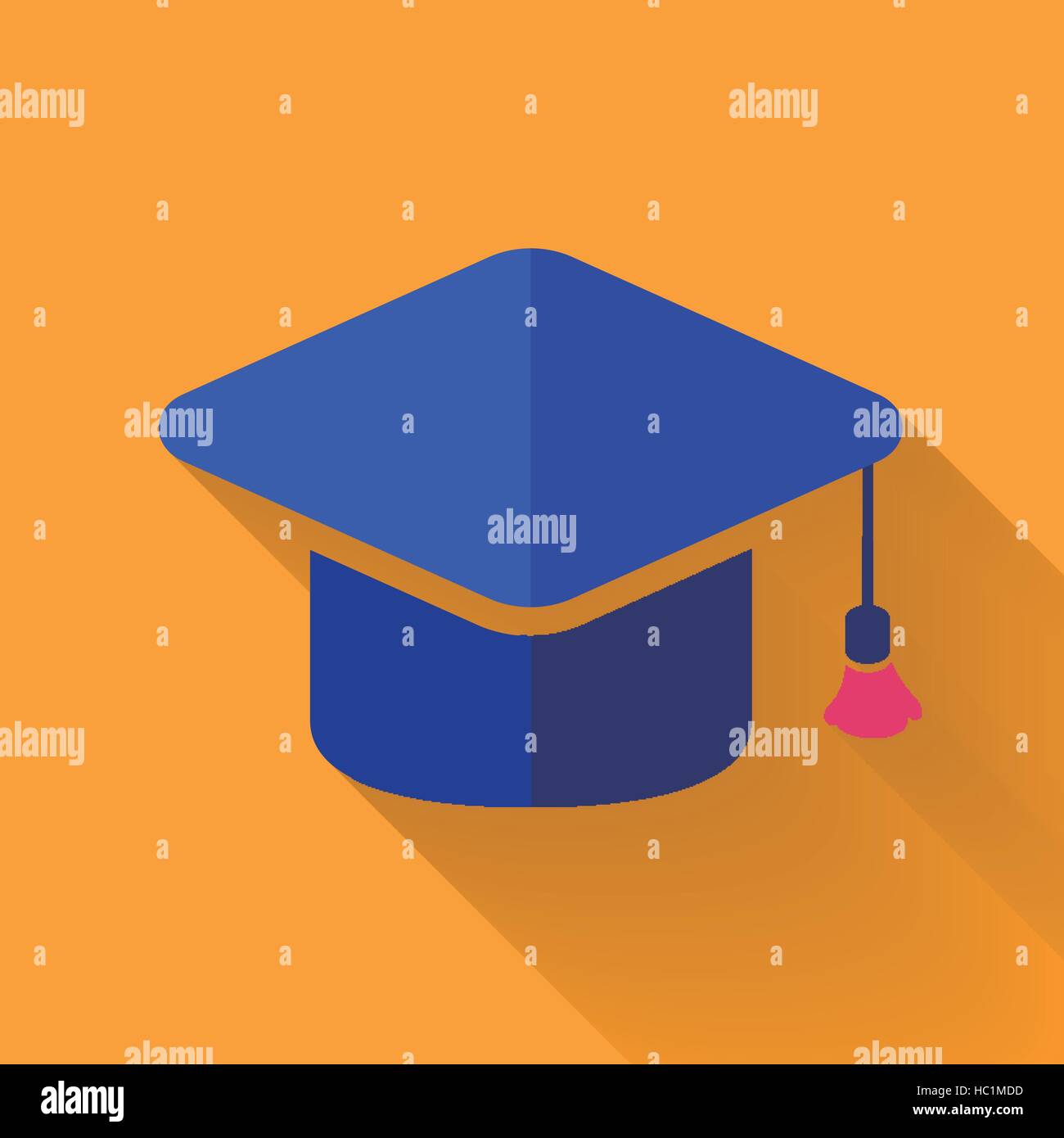 Graduation cap icon Stock Vector Images - Alamy