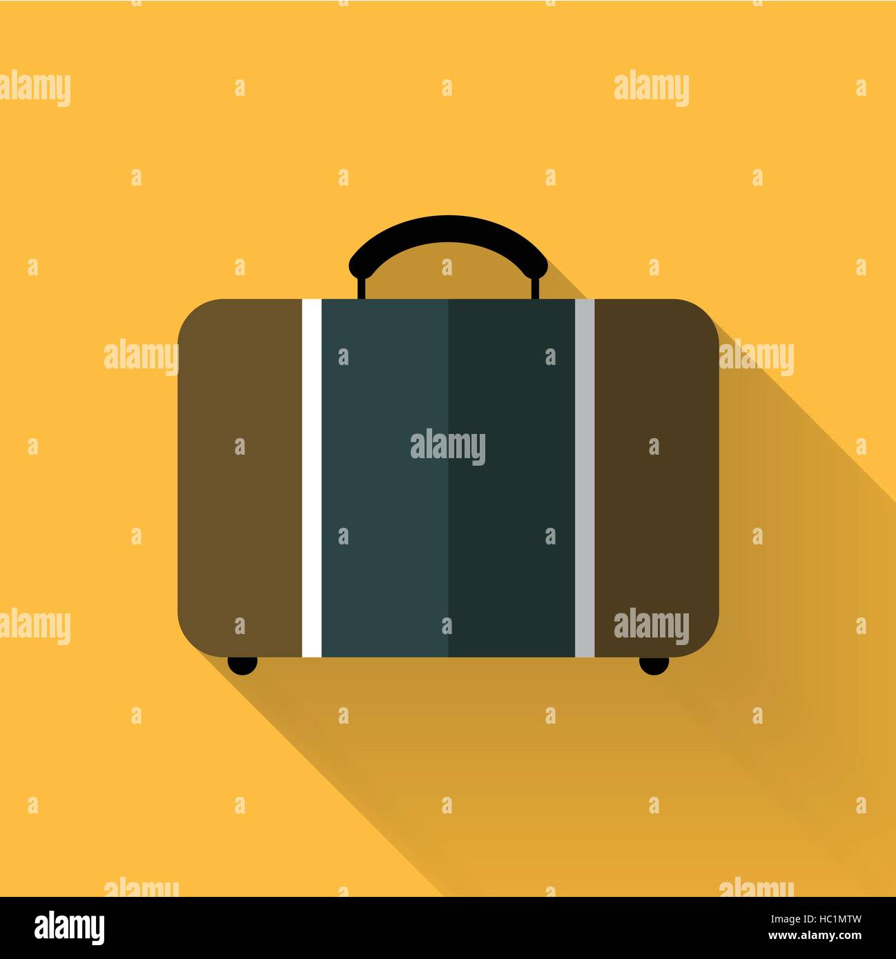luggage icon in colorful flat design style Stock Vector Image & Art - Alamy