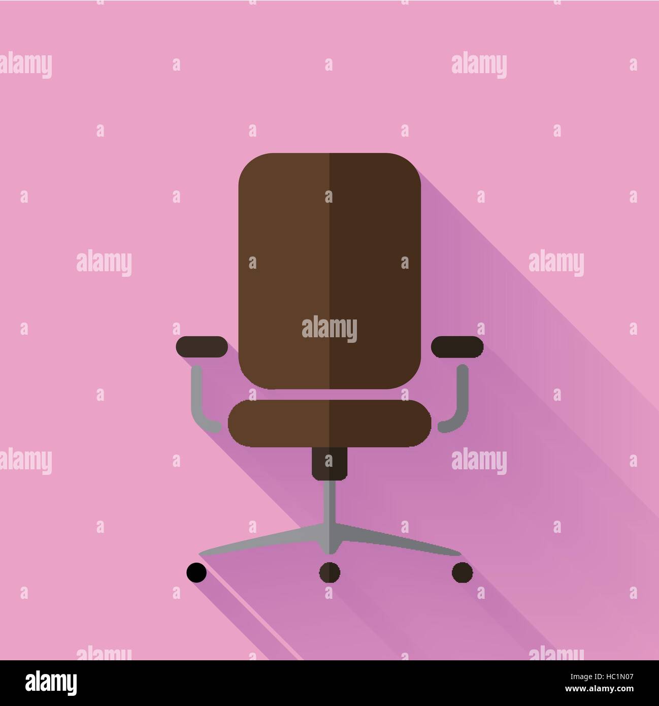 Empty chair in office Stock Vector Images - Alamy