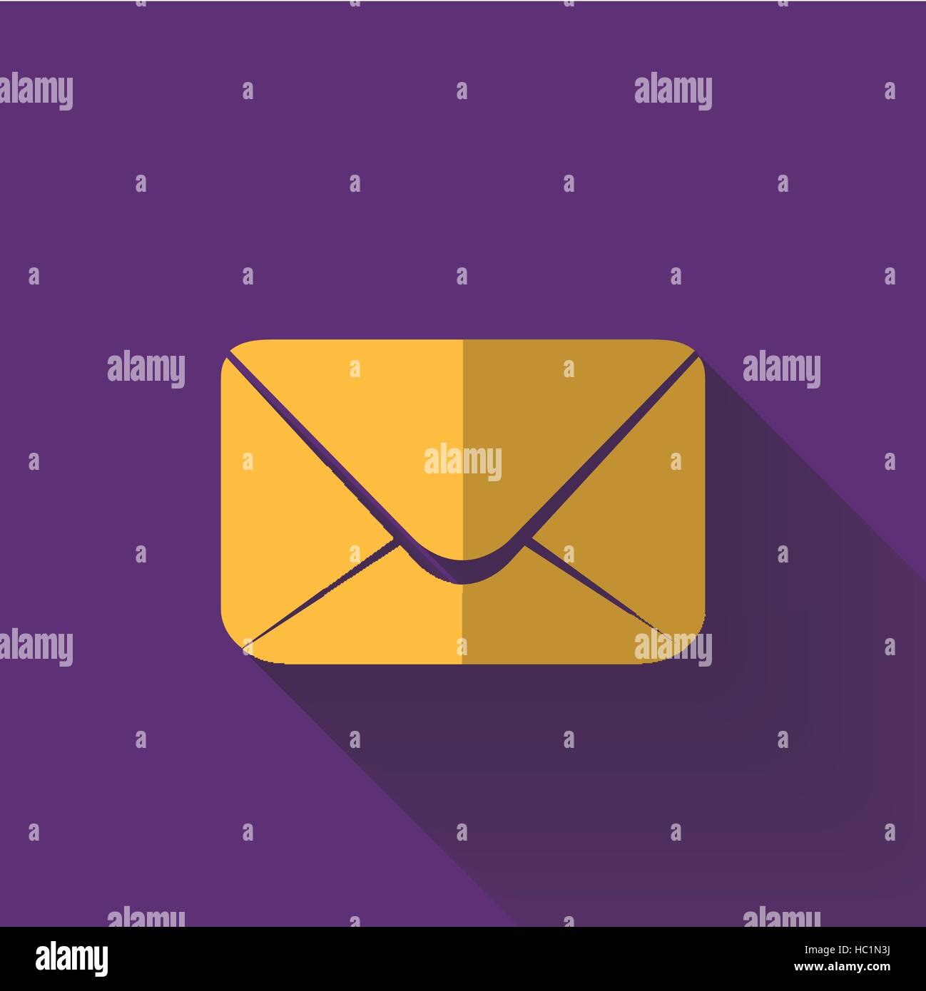 email icon in colorful flat design style Stock Vector Image & Art - Alamy