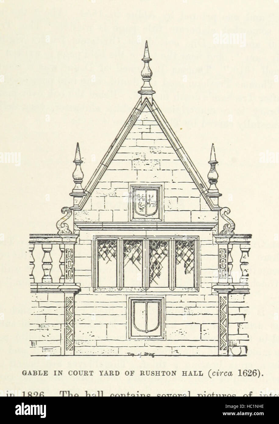 This image from 'Rushton and its owners' depicts the historical estates ...