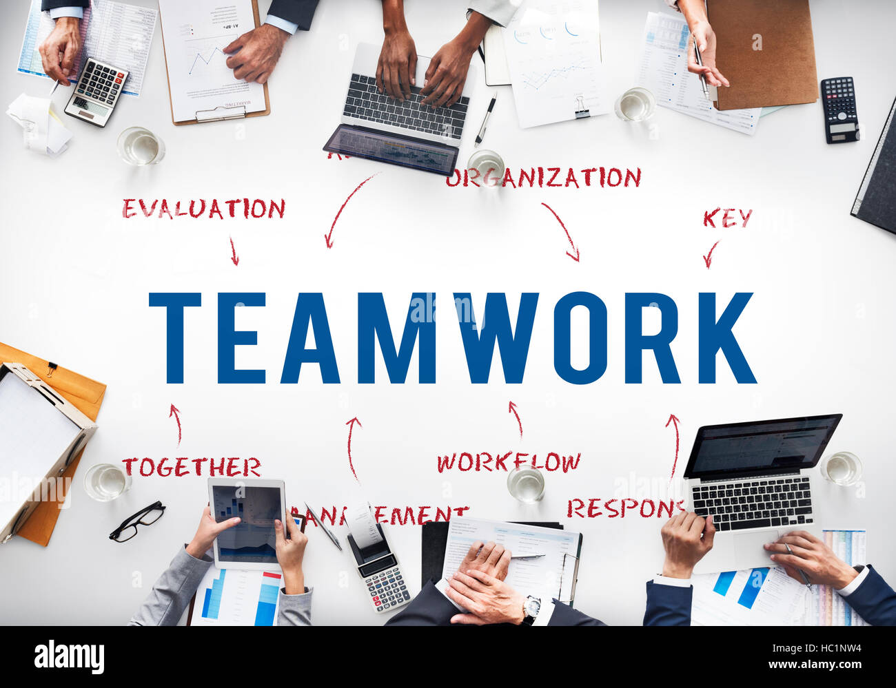 Teamwork Business Company Strategy Marketing Concept Stock Photo - Alamy
