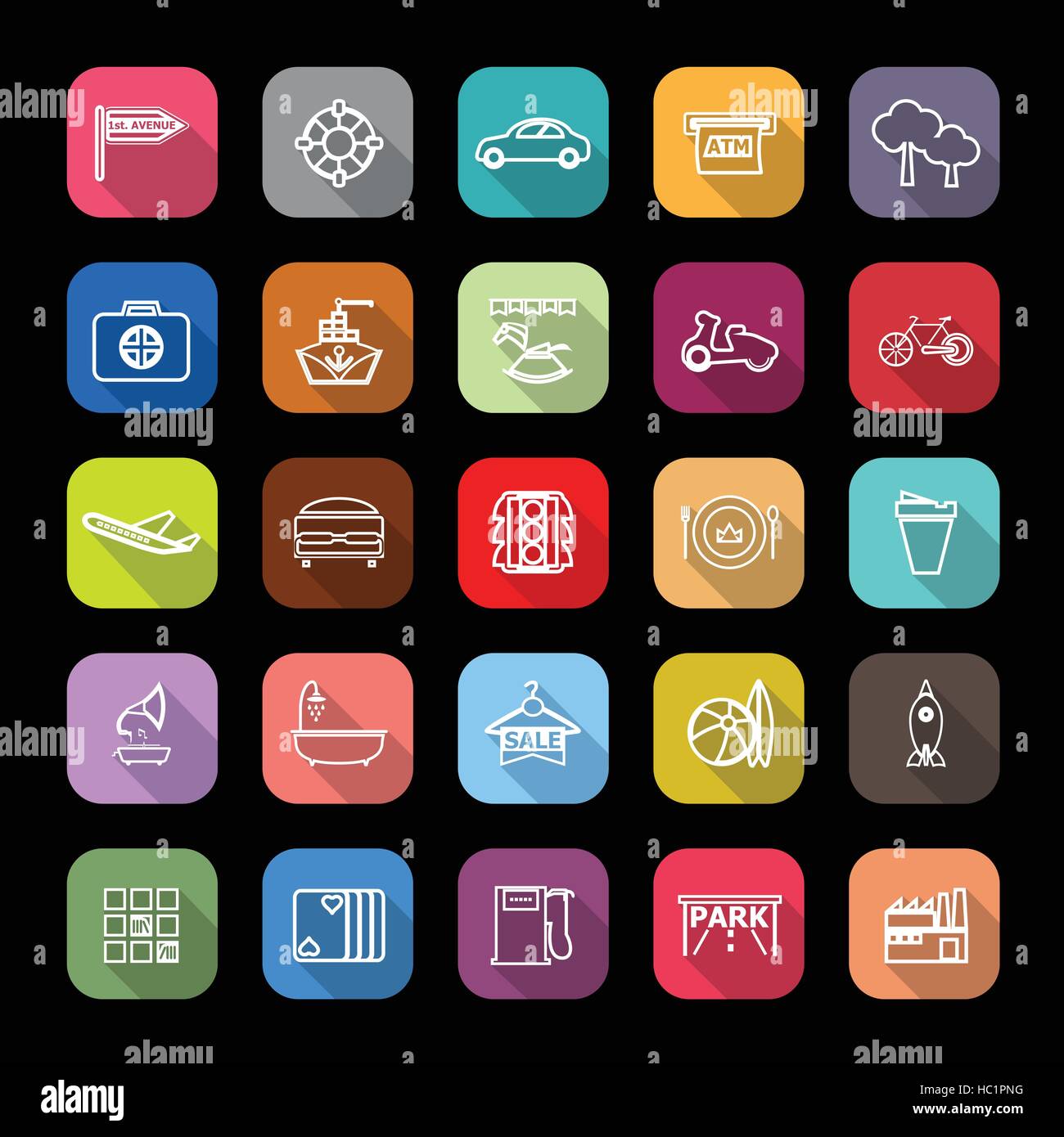 Theme park map hi-res stock photography and images - Alamy