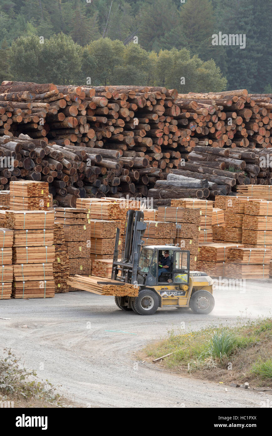 Northern california lumber mill hi-res stock photography and images - Alamy