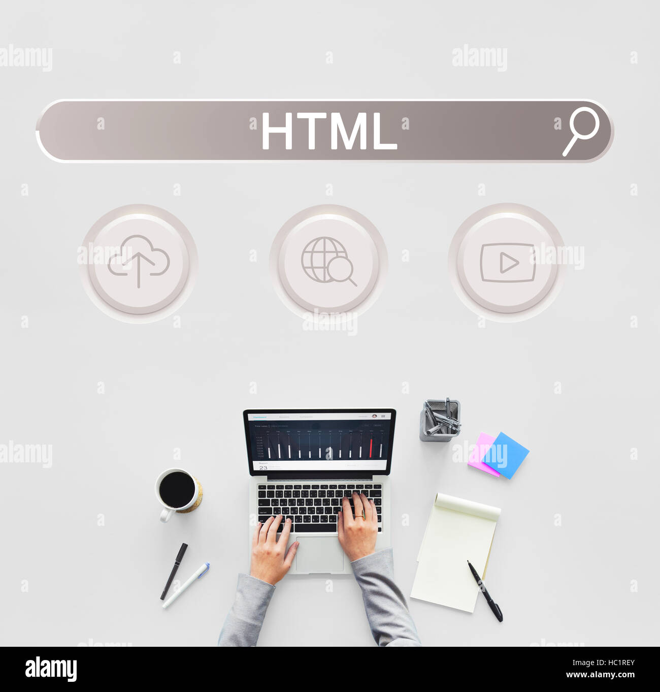 Big Data Domain Web Page SEO Concept Stock Photo - Alamy