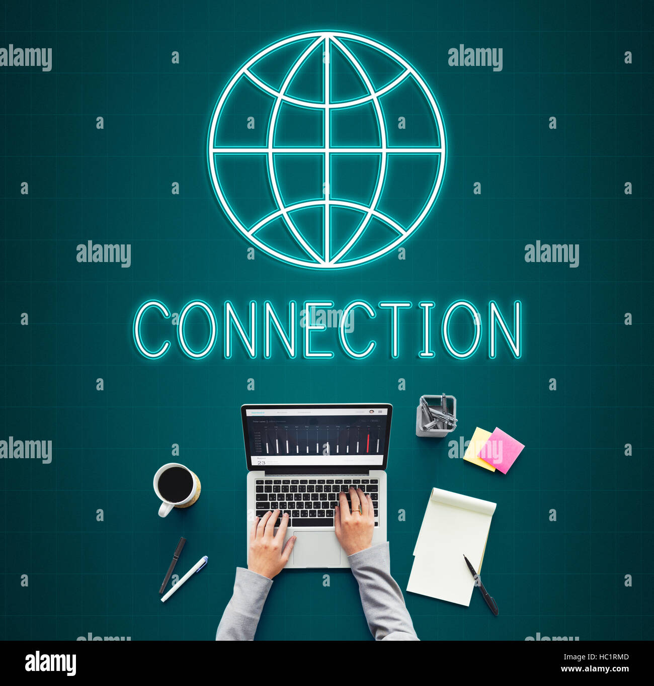 Global Worldwide Connection World International Concept Stock Photo - Alamy