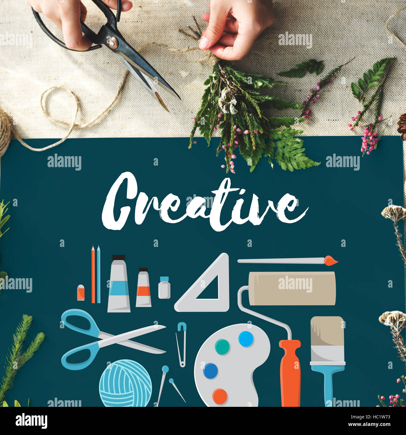 Ideas Creative Design Imagination Inpiration Concept Stock Photo - Alamy