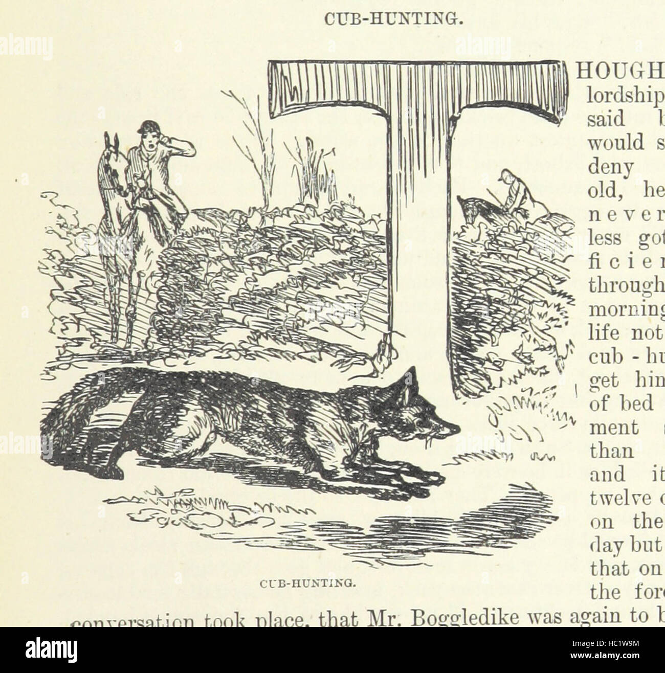 This page shows a scene from 'Ask Mamma' by R. S. Surtees, depicting ...