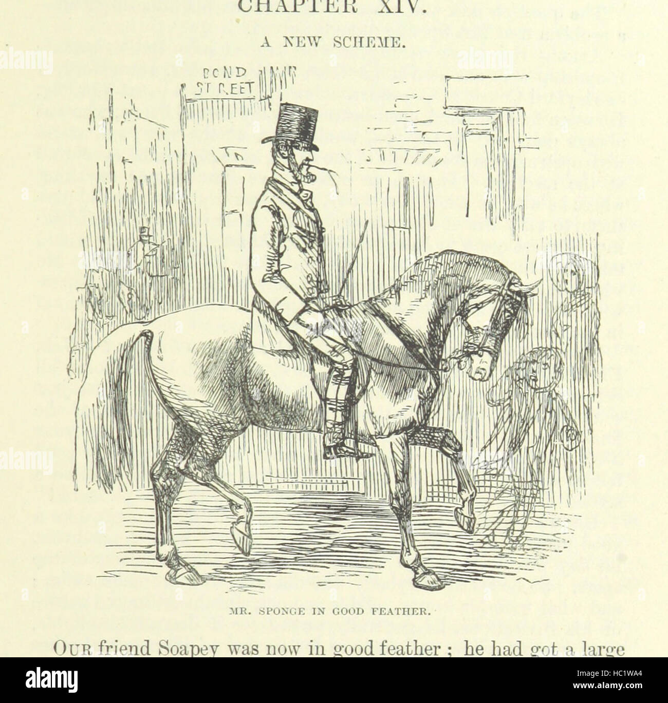 This page shows scenes and characters from 'Mr. Sponge's Sporting Tour ...