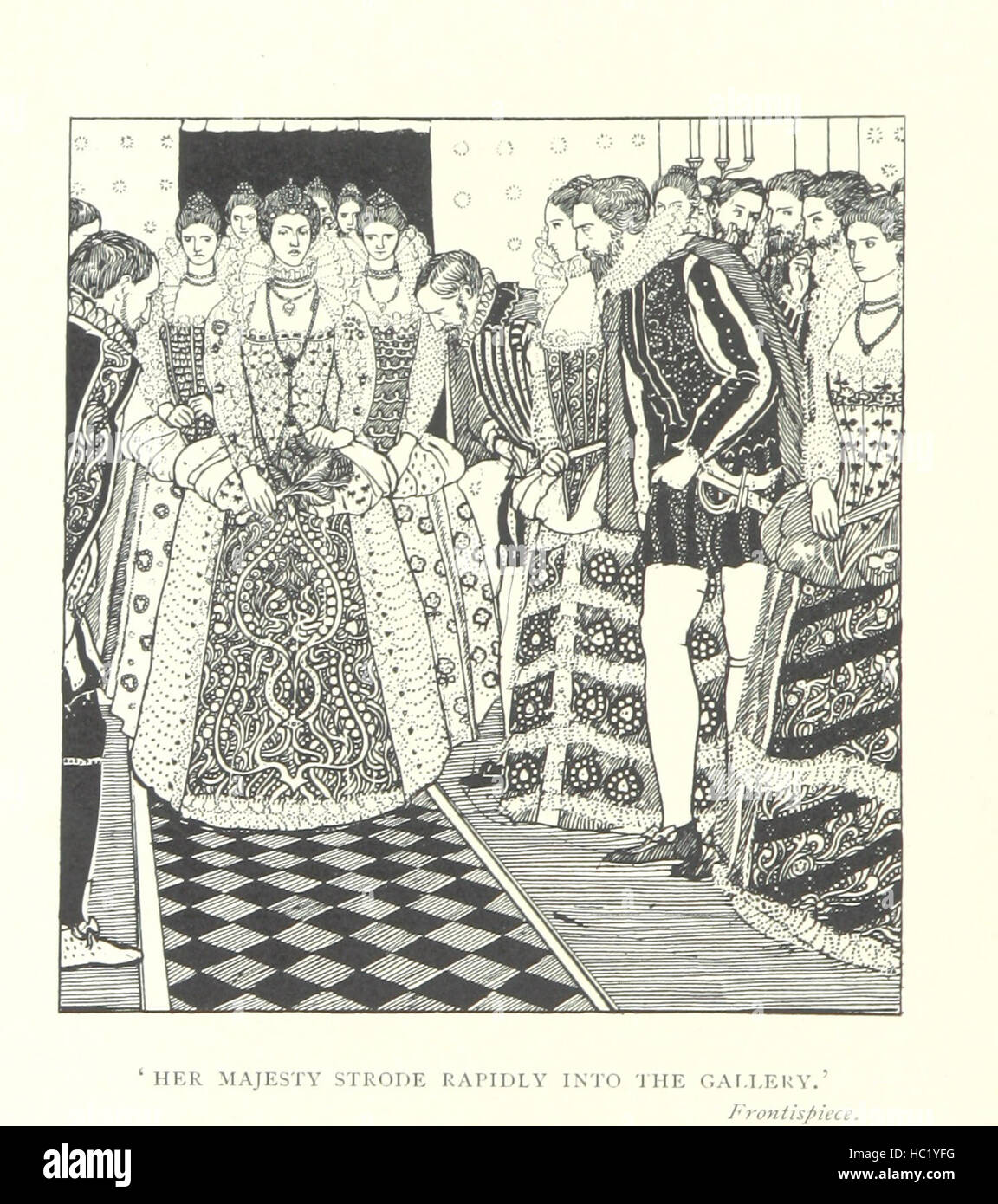 This novel, 'The Queen's Preferment,' depicts fictional narrative ...