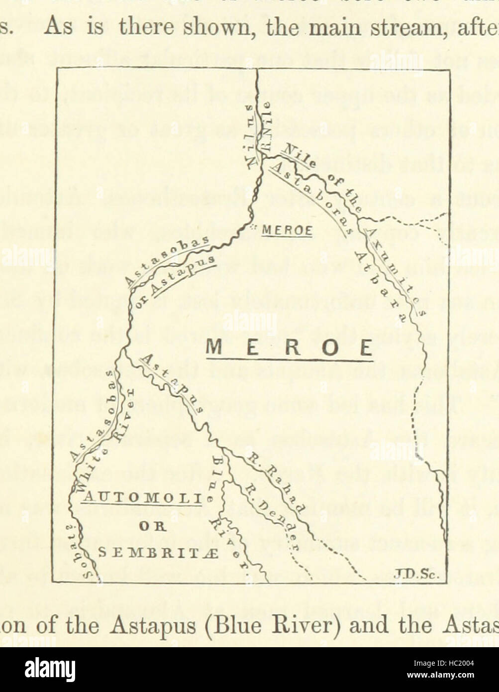 Sources of the nile map hi-res stock photography and images - Alamy