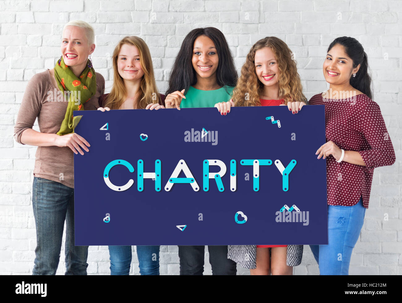 Charity Volunteer Helping Nonprofit Concept Stock Photo - Alamy