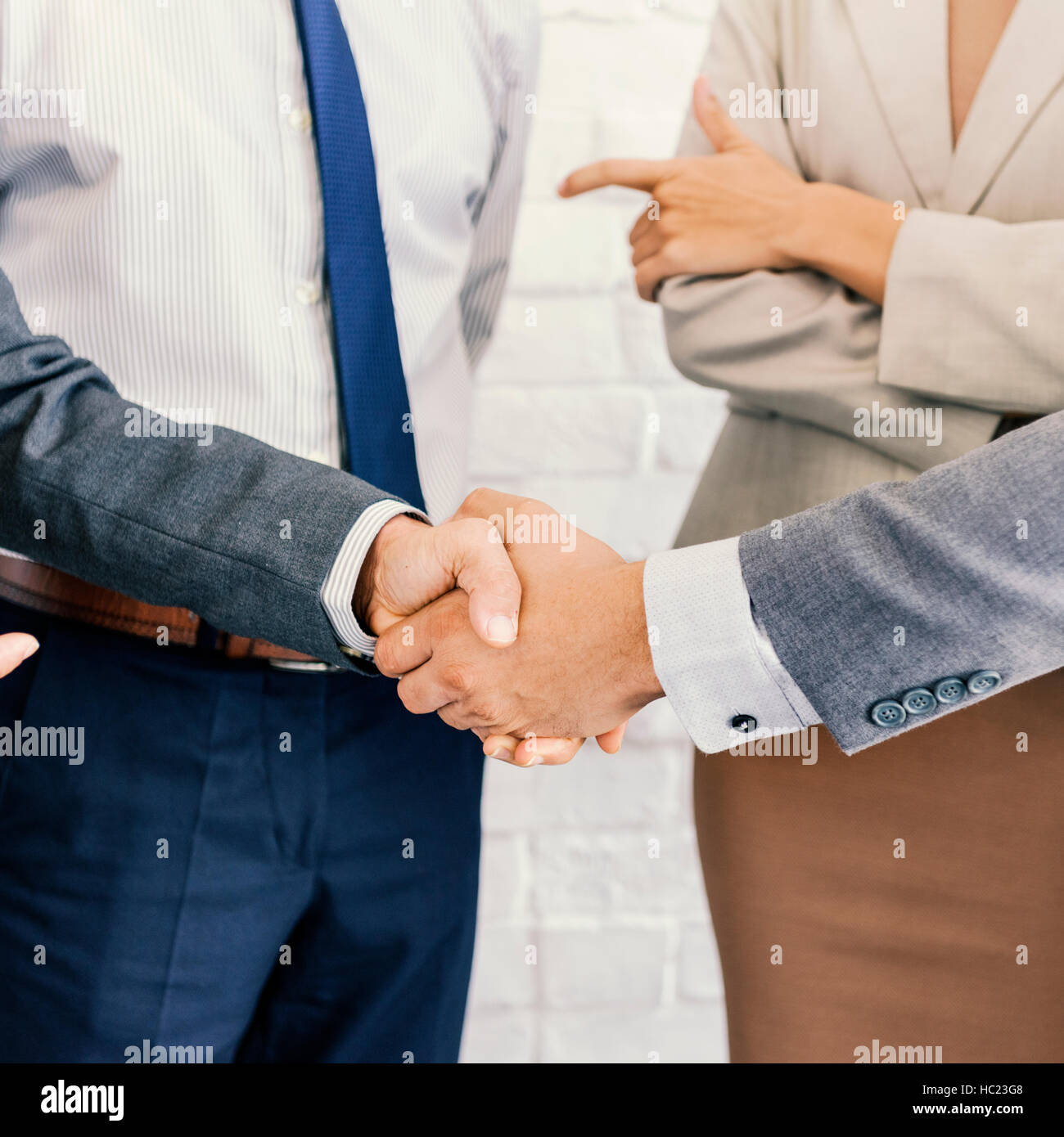 Business Team Handshake Collaboration Concept Stock Photo - Alamy