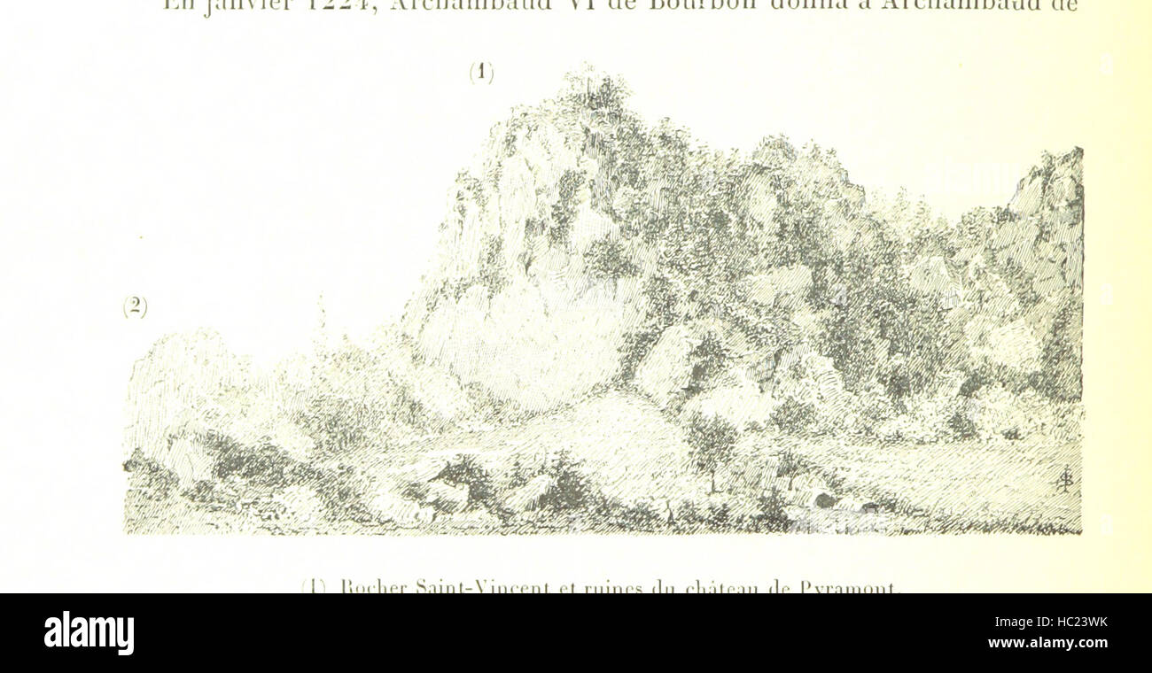 This image shows the feudal lands of Bourbonnais, highlighting La ...