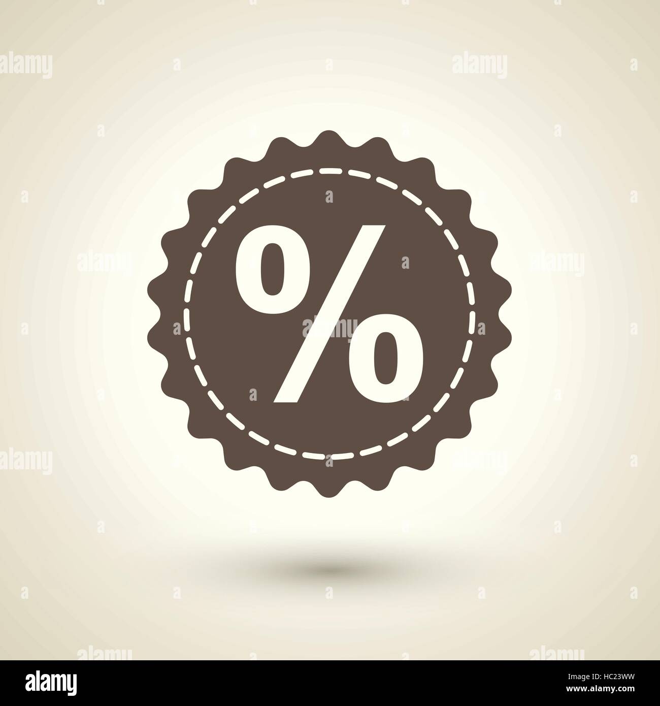 retro style Bonus icon, sale ,isolated on brown background Stock Vector ...