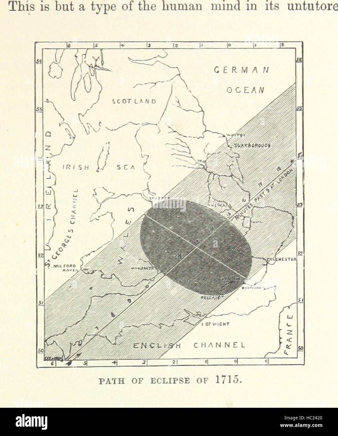 State england georef phase1 has georef map medium page hi-res stock ...