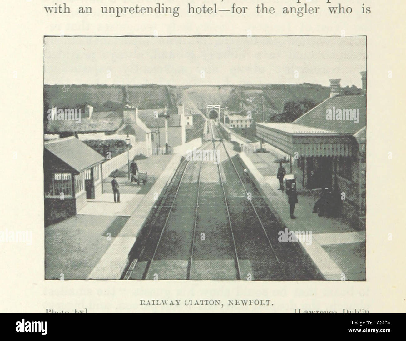 The illustration depicts western Ireland, showing Galway, Connemara ...