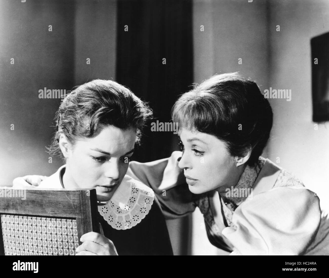 MADCHEN IN UNIFORM, from left, Romy Schneider, Lilli Palmer, 1958 Stock ...