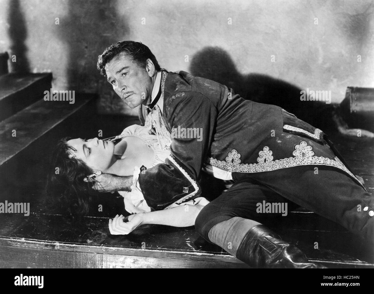 THE MASTER OF BALLANTRAE, from left: Yvonne Furneaux, Errol Flynn, 1953 ...