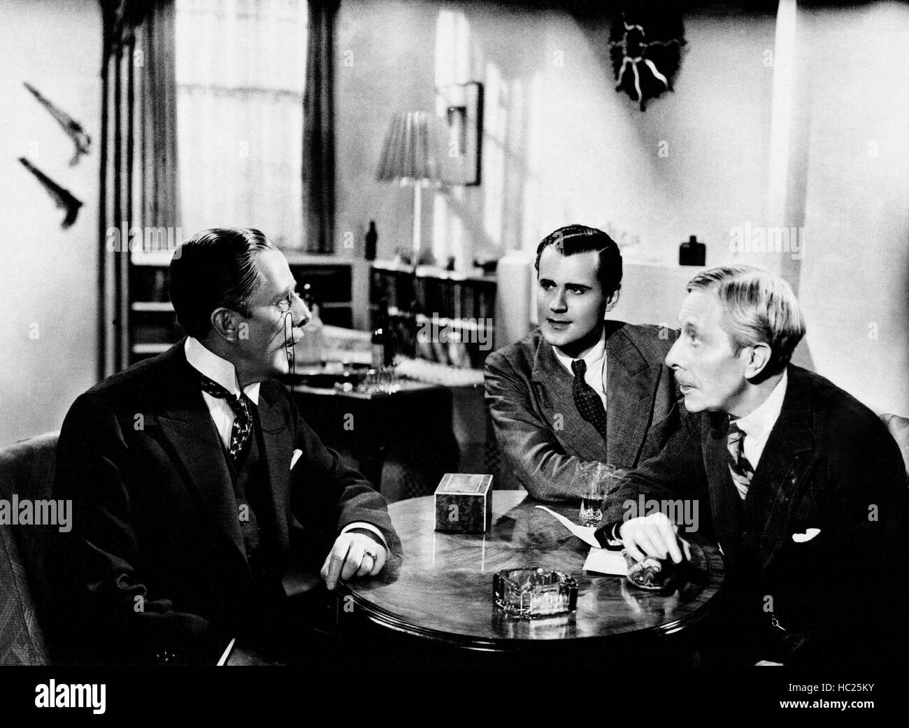 MAN OF AFFAIRS, (aka HIS LORDSHIP), from left: George Arliss, Romilly ...