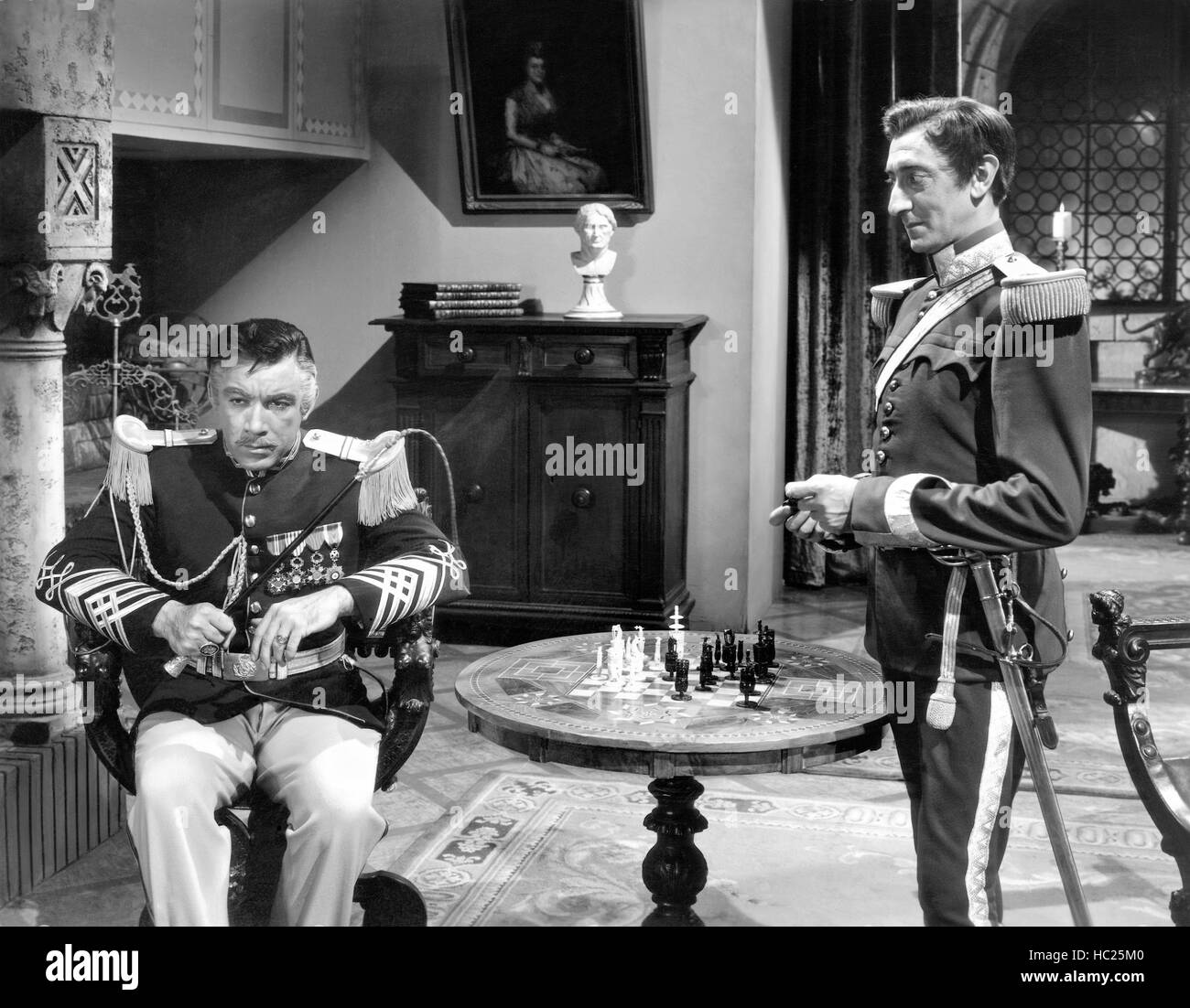 MASK OF THE AVENGER, from left, Anthony Quinn, Arnold Moss, 1951 Stock ...